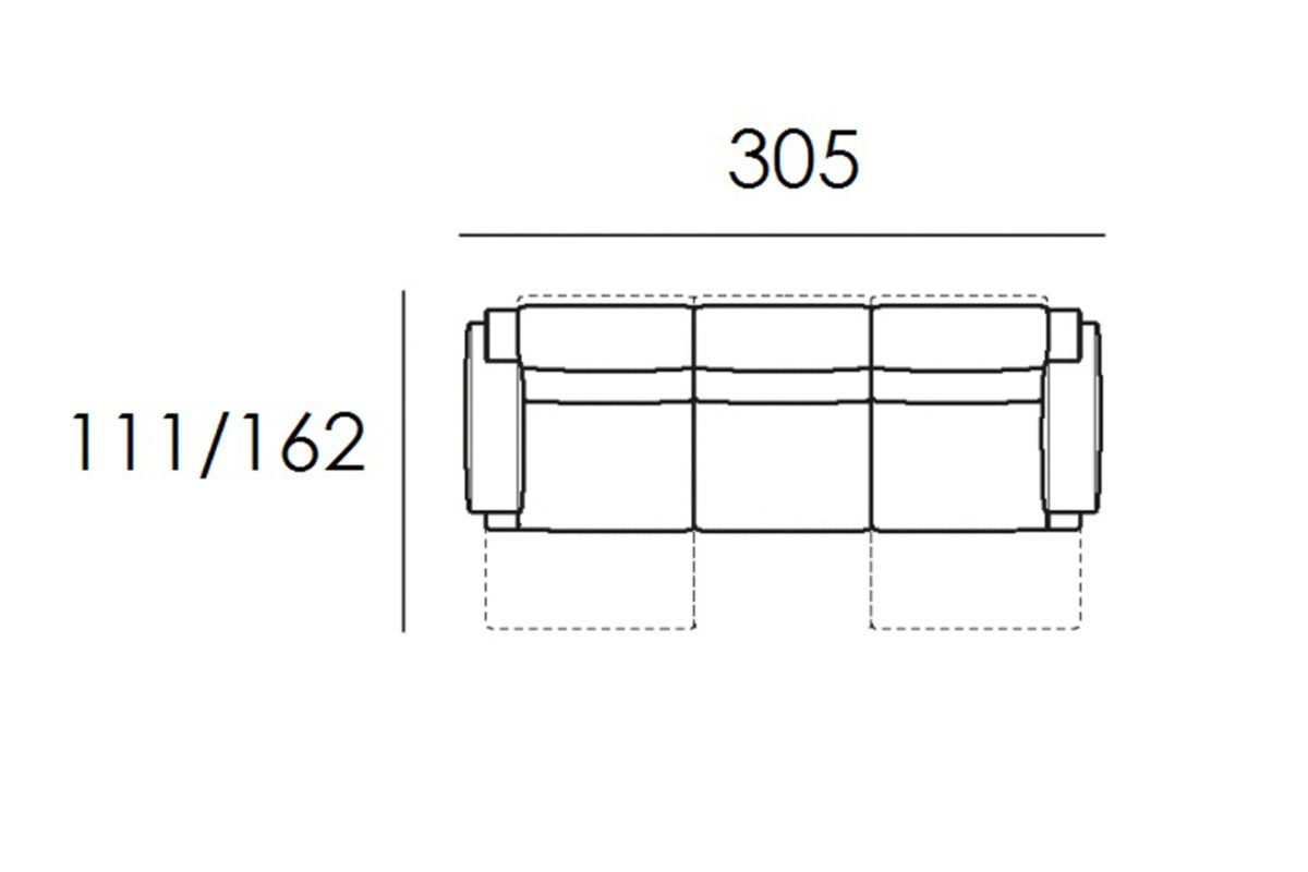 Диван Iago 2954 с двумя электрореклайнерами от Natuzzi в наличии в ...