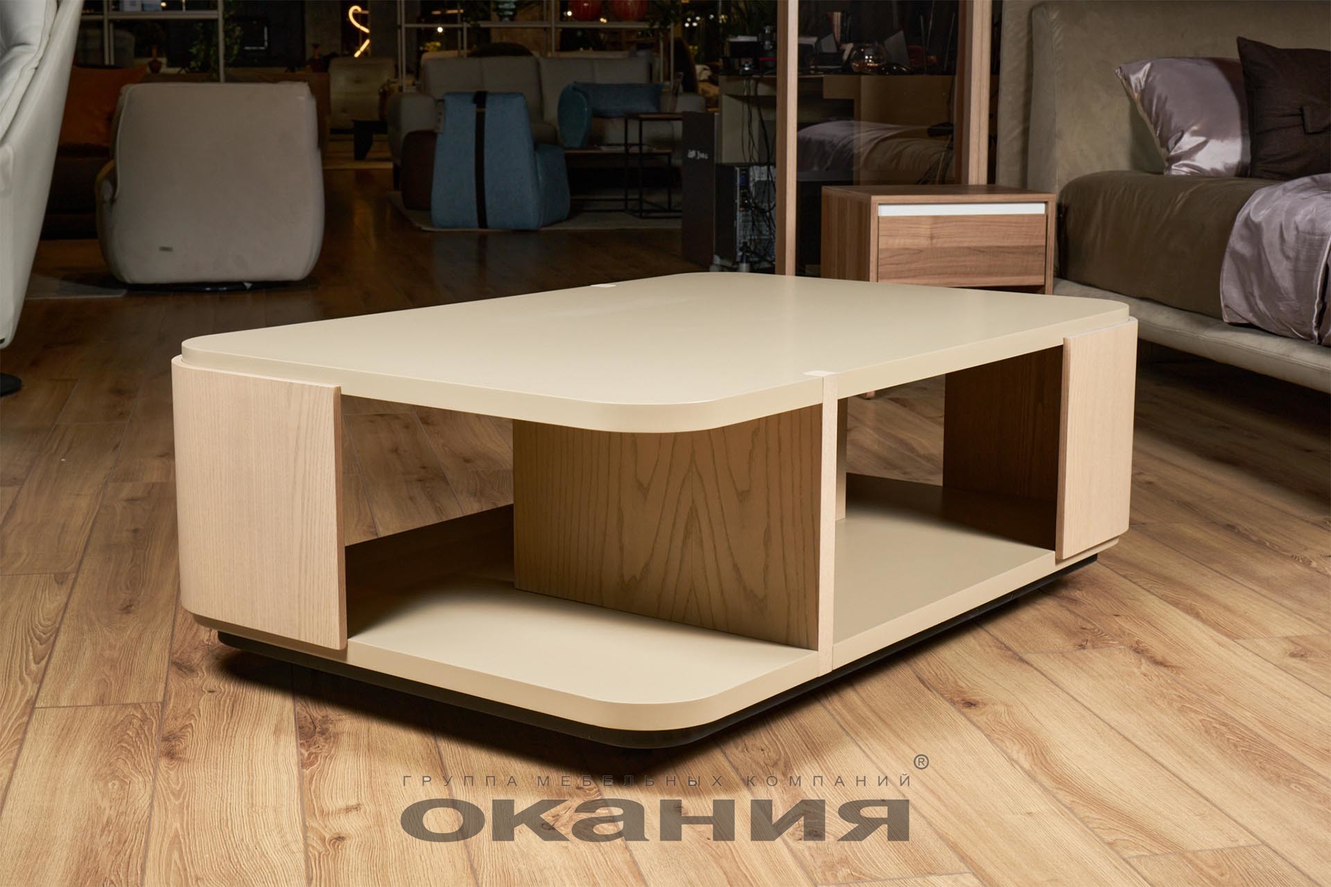 Журнальный столик на колесиках Гейт от Natuzzi Editions в наличии в ...